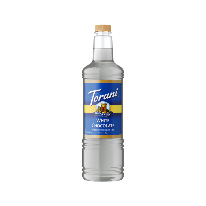 Torani White Chocolate Sugar Free Syrup PET 1 ltr