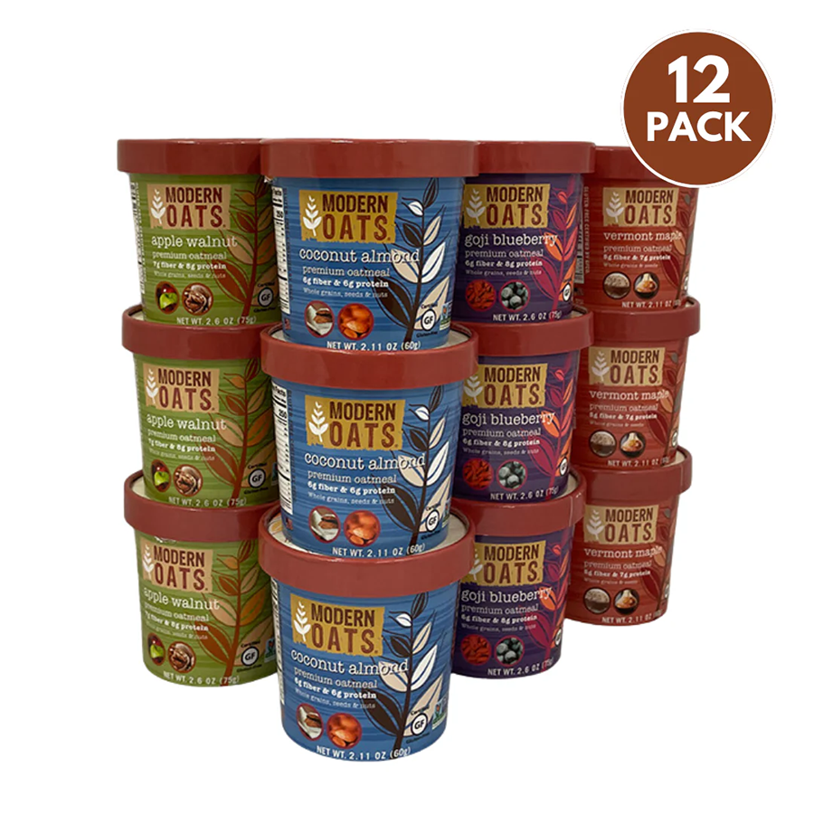 Modern Oats Variety Pack – 60–75 g Case | Houston's, Inc.