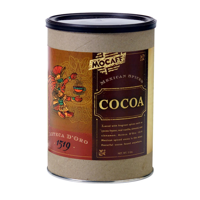 Mocafe Azteca D'oro Mexican Spiced Cocoa Can – 3 lb Case | Houston's, Inc.