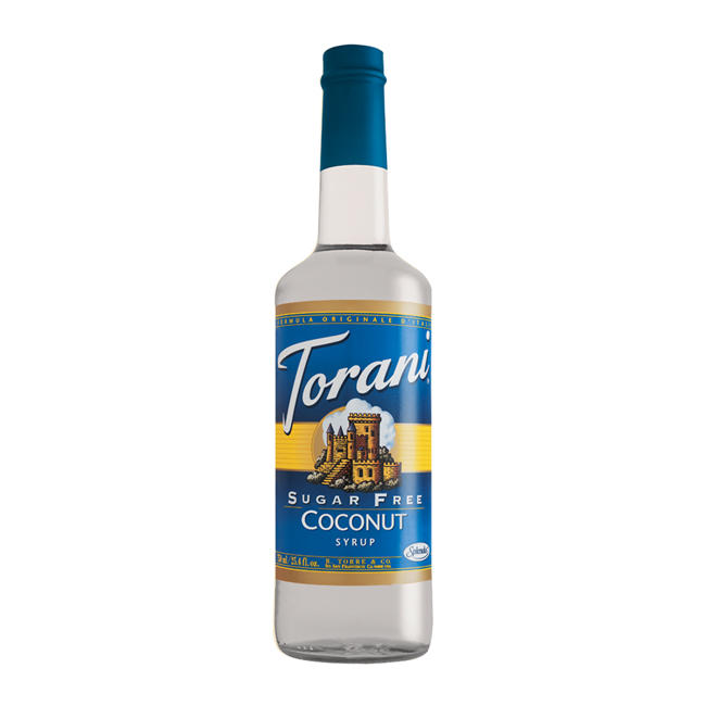 Torani Coconut Sugar Free Syrup – 750 mL Case | Houston's Inc.