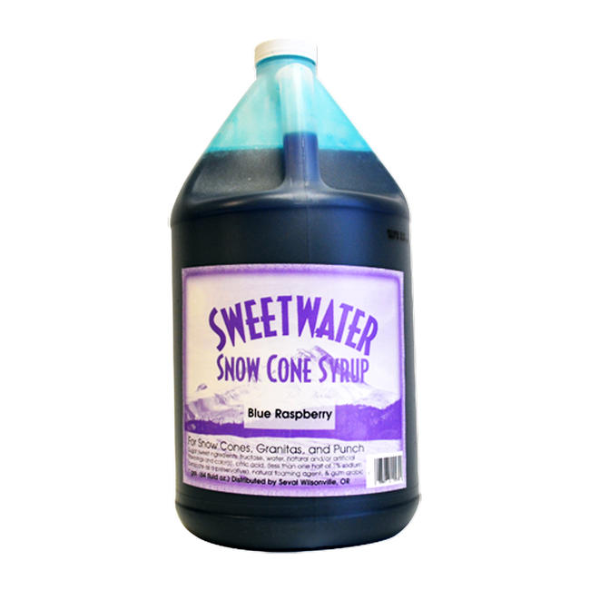 Sweetwater Snow Cone Blue Raspberry Syrup