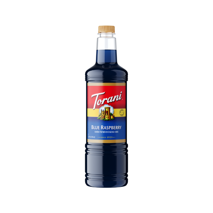 Torani Blue Raspberry Dairy Friendly Syrup PET 1 ltr