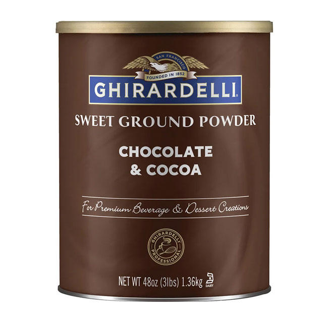 Ghirardelli Sweet Ground Chocolate & Cocoa Powder Can