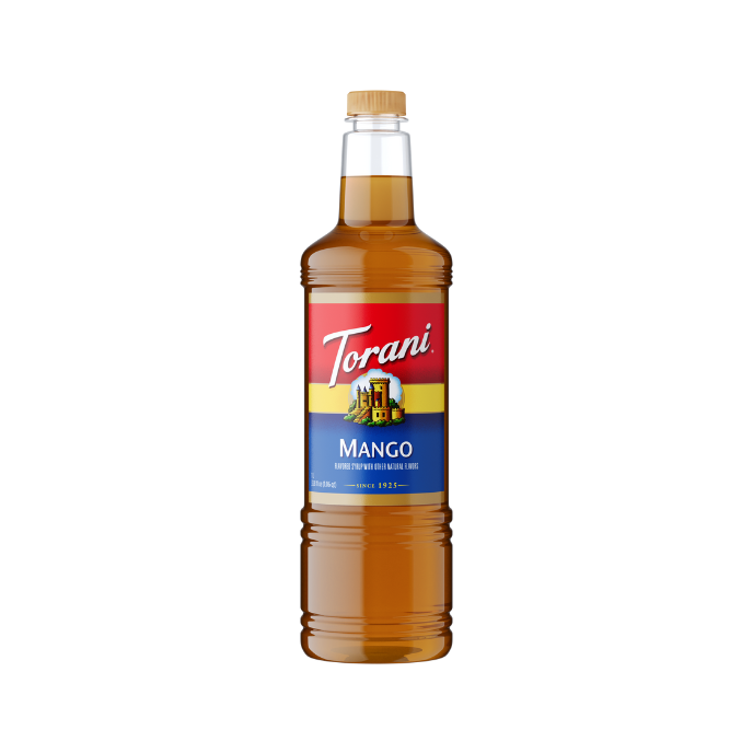 Torani Mango Syrup PET – 1 L Case | Houston's Inc.