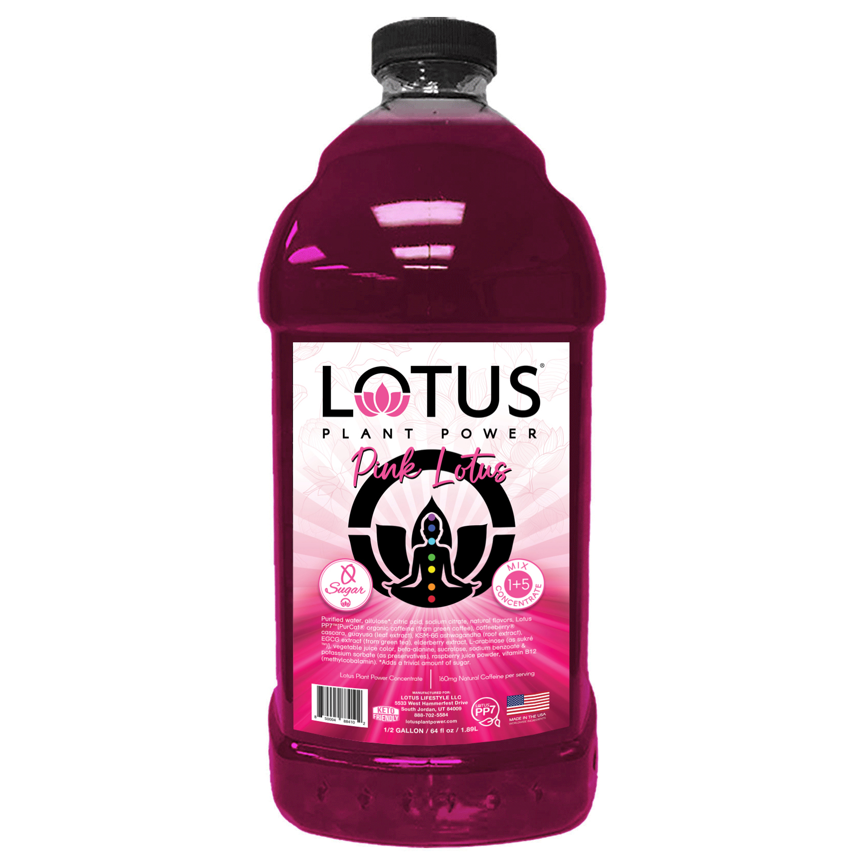 Lotus Zero Sugar Pink Plant Power Concentrate